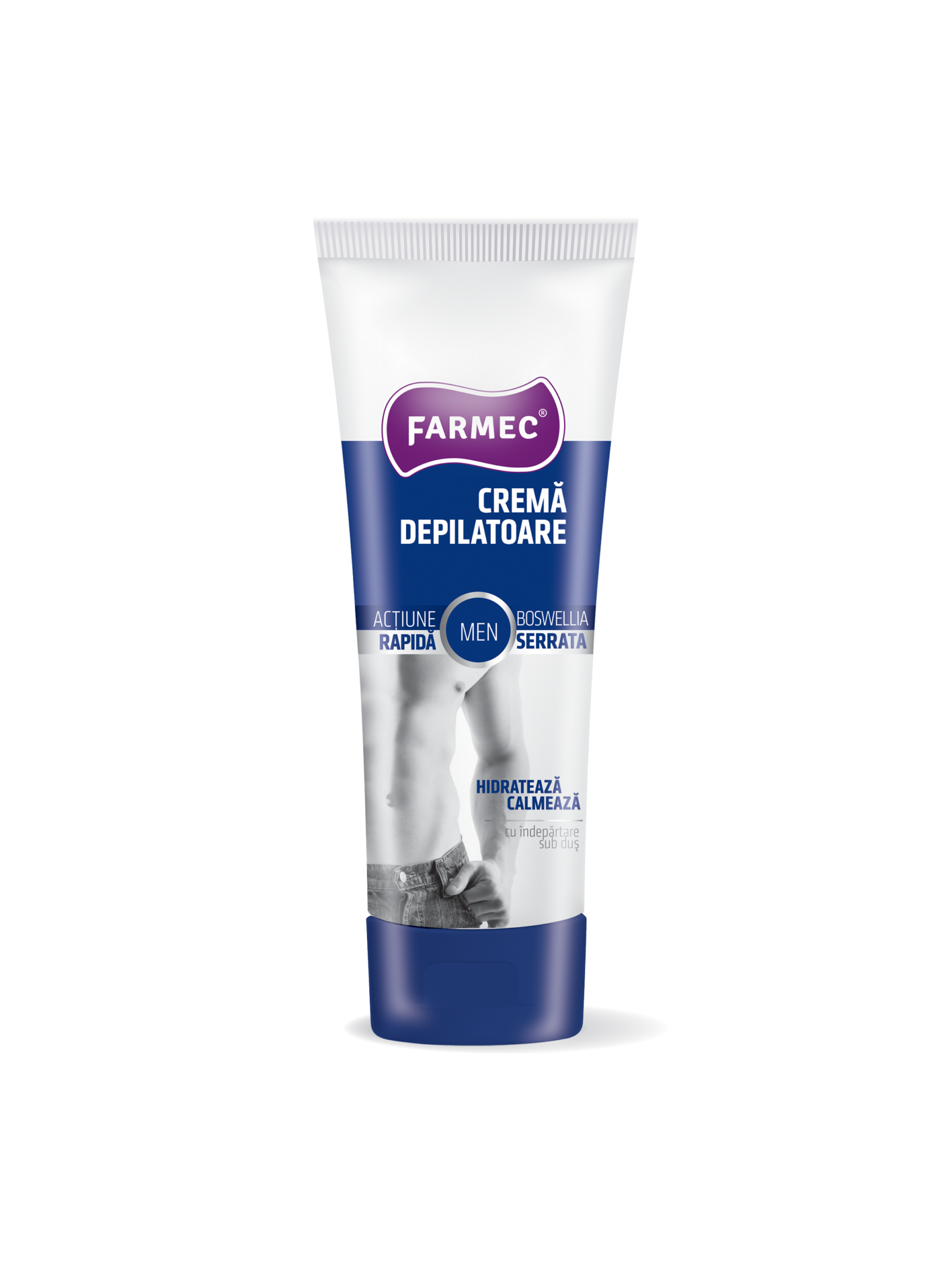 Crema depilatoare Farmec Men (sau alta din gama) se poate folosi la ...