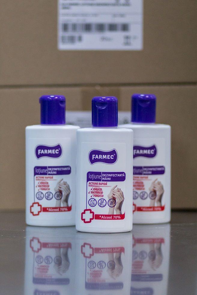 Farmec a demarat producția de biocide