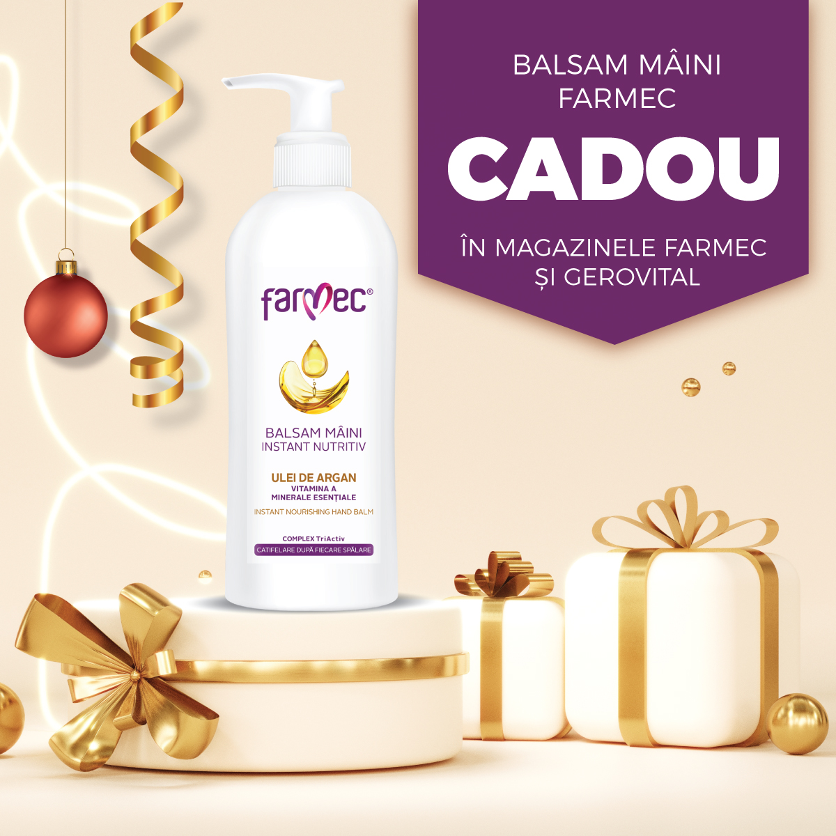 Promoțiile lunii în magazinele Farmec și Gerovital — FARMEC