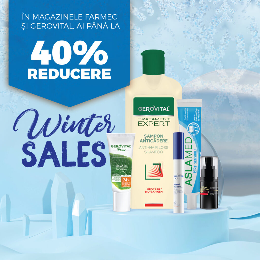 Promoțiile lunii în magazinele Farmec și Gerovital — FARMEC