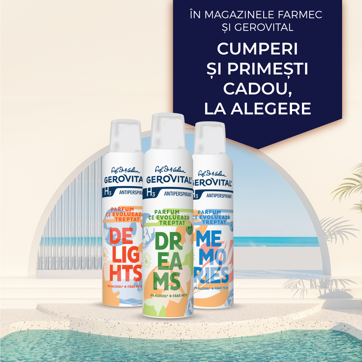 Promoțiile lunii în magazinele Farmec și Gerovital — FARMEC