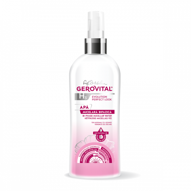 Casetă Cadou Gerovital H3 Evolution Perfect Look: Cremă și Apă Micelară