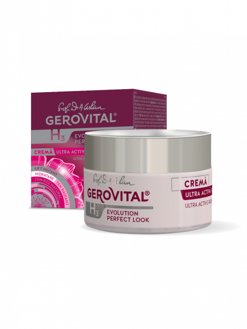 Casetă Cadou Gerovital H3 Evolution Perfect Look: Cremă și Apă Micelară
