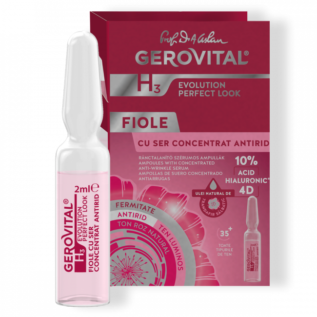 Fiolă cu Acid Hialuronic 10% 4D - Ser Concentrat Antirid cu Efect Optic ...