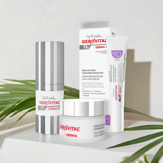 Set Cadou Dermatocosmetice Gerovital H3 Derma+: Cremă Antirid Contur ...