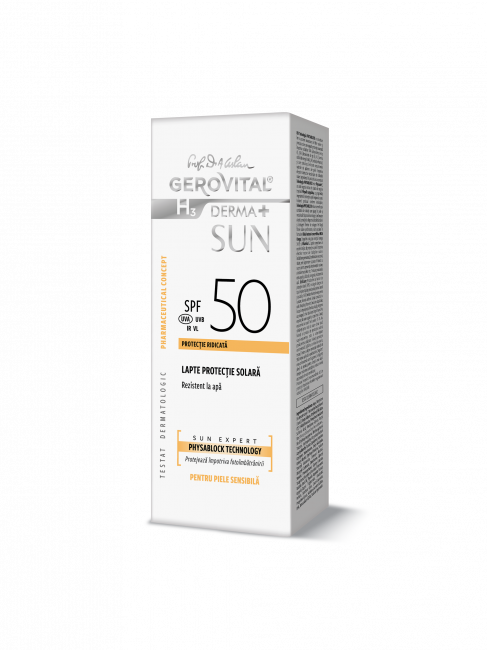 Lapte Protecție Solară SPF 50 Sun Expert - Gerovital H3 Derma+ Sun