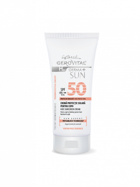 Cremă Copii SPF 50 pentru Piele Sensibilă Fără Alcool și Parfum ...