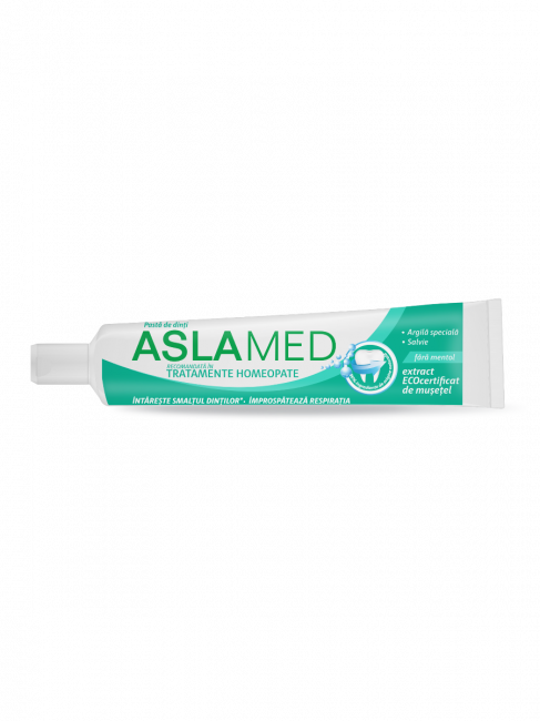 Pastă de dinți fără mentol și SLS – tratamente homeopate | AslaMed