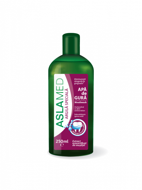 Apă de gură clorhexidină 0,12% – protecție gingivală | AslaMed