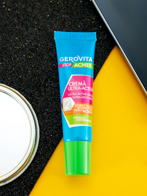 Cremă Antiacneică Ultra-Activă cu Acid Salicilic | Gerovital Stop Acnee
