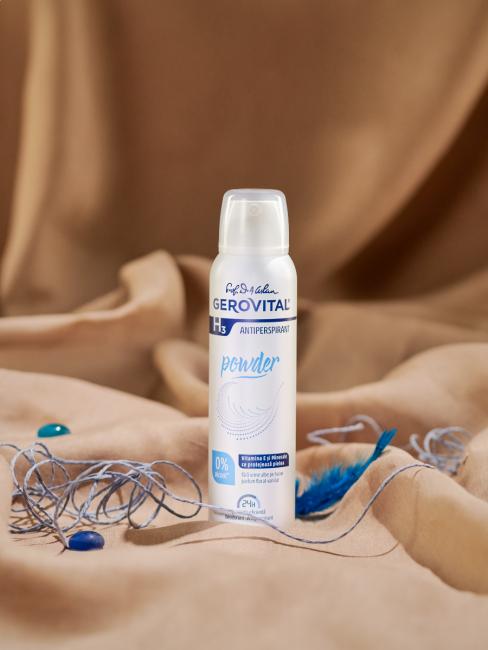 Deodorant Antiperspirant Powder Gerovital H3 Deodorante | Farmec