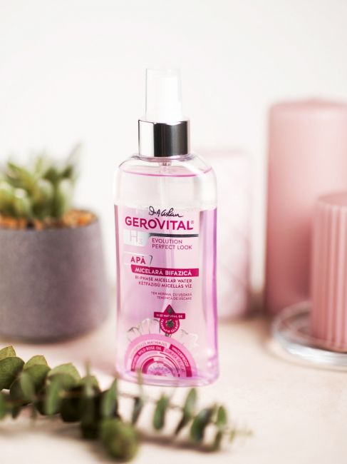 Apă Micelară Bifazică cu Ulei de Trandafir – Curățare Delicată și ...