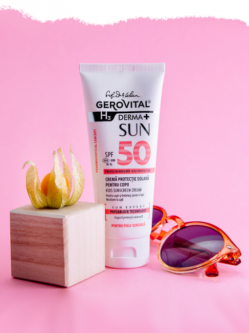 Cremă Copii SPF 50 pentru Piele Sensibilă Fără Alcool și Parfum ...