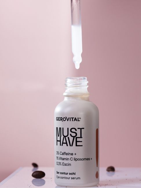 Ser Contur Ochi cu Cafeină pentru Diminuarea Cearcănelor | Gerovital ...