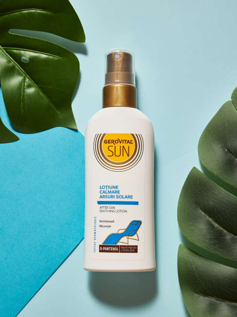 Loțiune calmare arsuri solare față și corp | Gerovital SUN