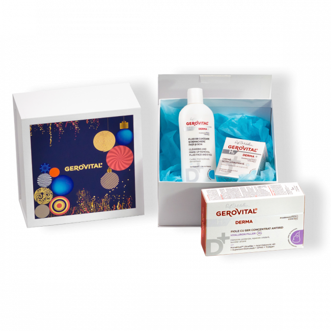 Set Cadou Dermatocosmetice Gerovital H3 Derma+: Cremă Activ Hidratantă ...
