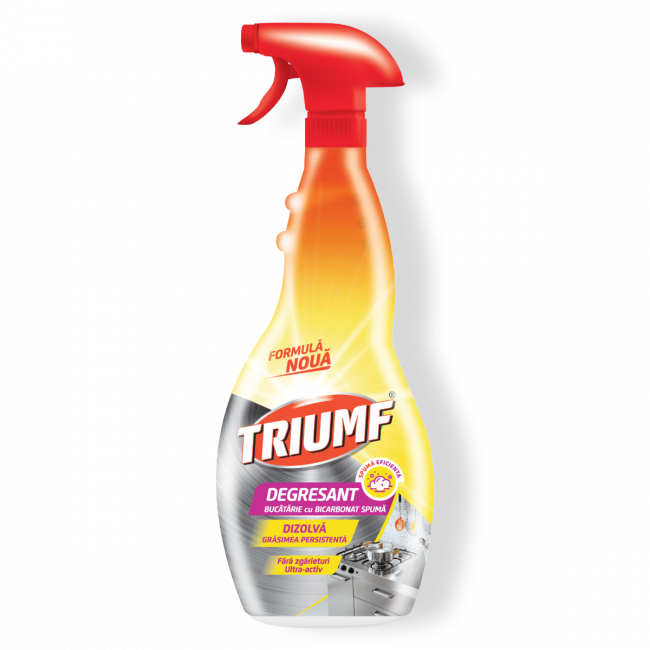 Triumf Degresant Bucătărie cu Bicarbonat Spumă 500 ml