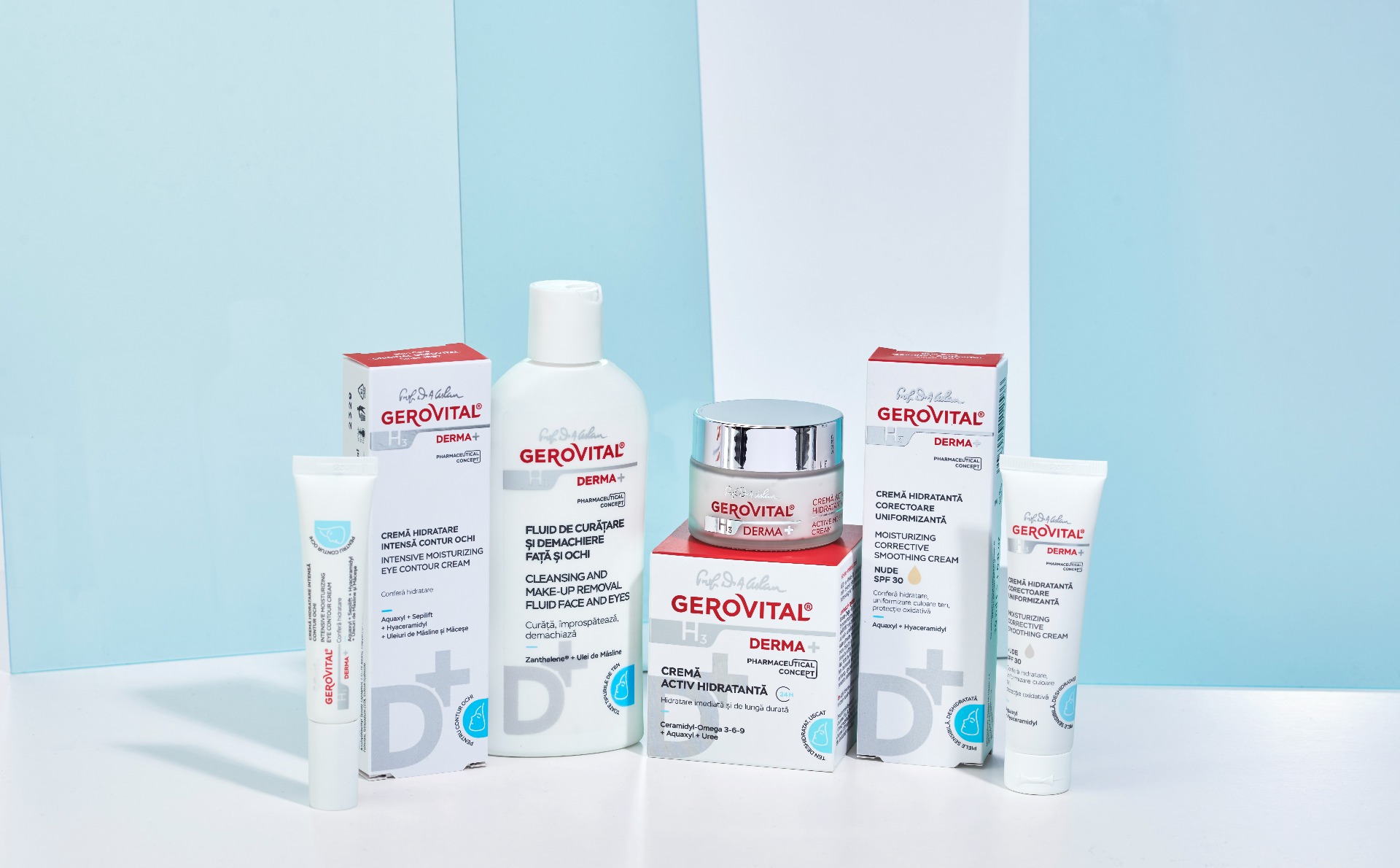 Produse dermatocosmetice Gerovital H3 Derma+ | Farmec.ro