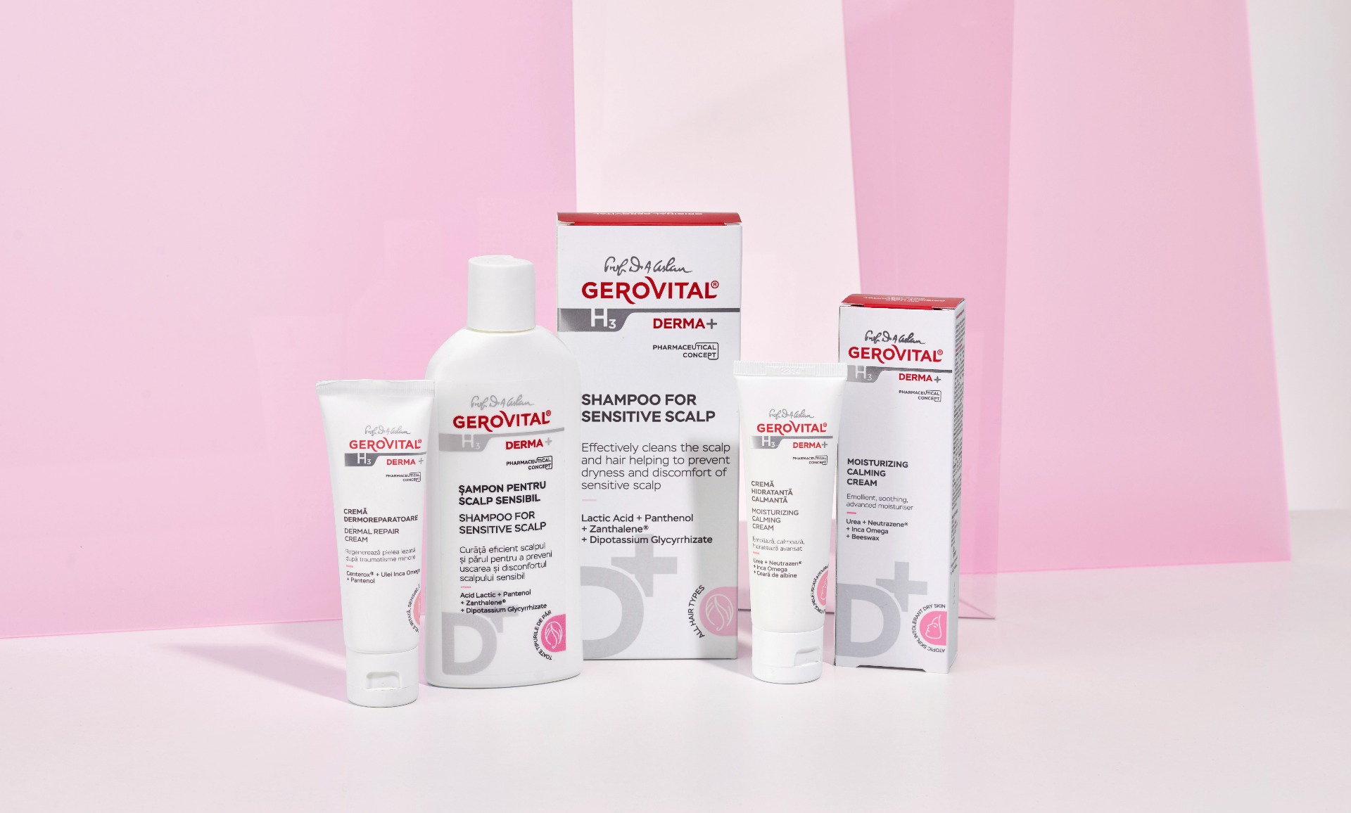 Produse dermatocosmetice Gerovital H3 Derma+ | Farmec.ro