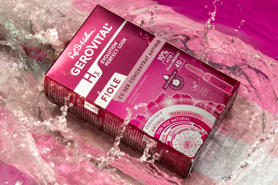 Fiole cu 10% Acid Hialuronic 4D Gerovital H3 Perfect Look