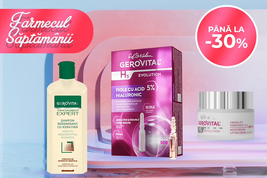 Produse dermatocosmetice Gerovital H3 Derma+ | Farmec.ro